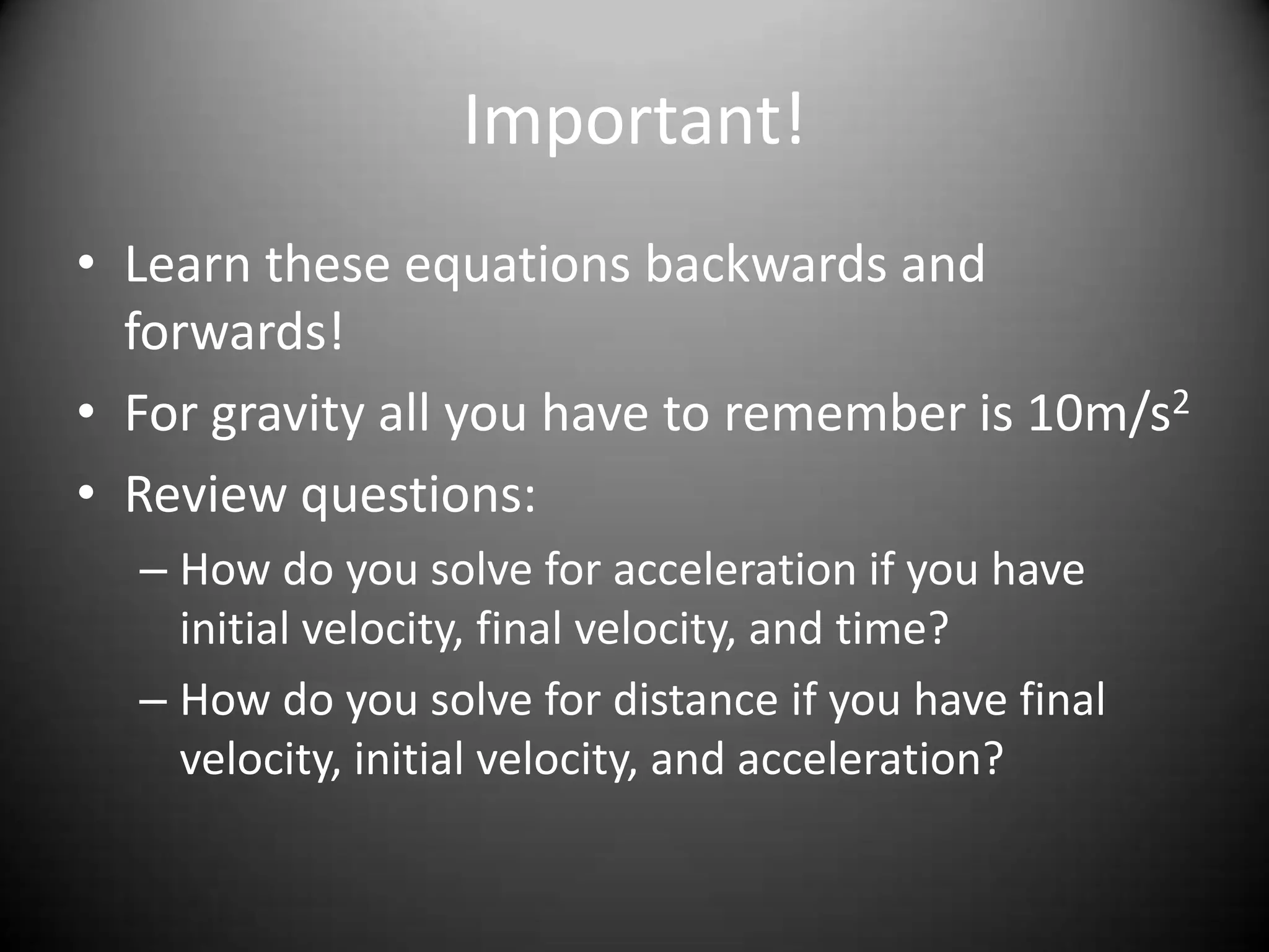 Kinematics powerpoint | PPTX | Physics | Science