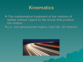 kinematics_ppt.ppt Senior High School Grade 12 | PPT