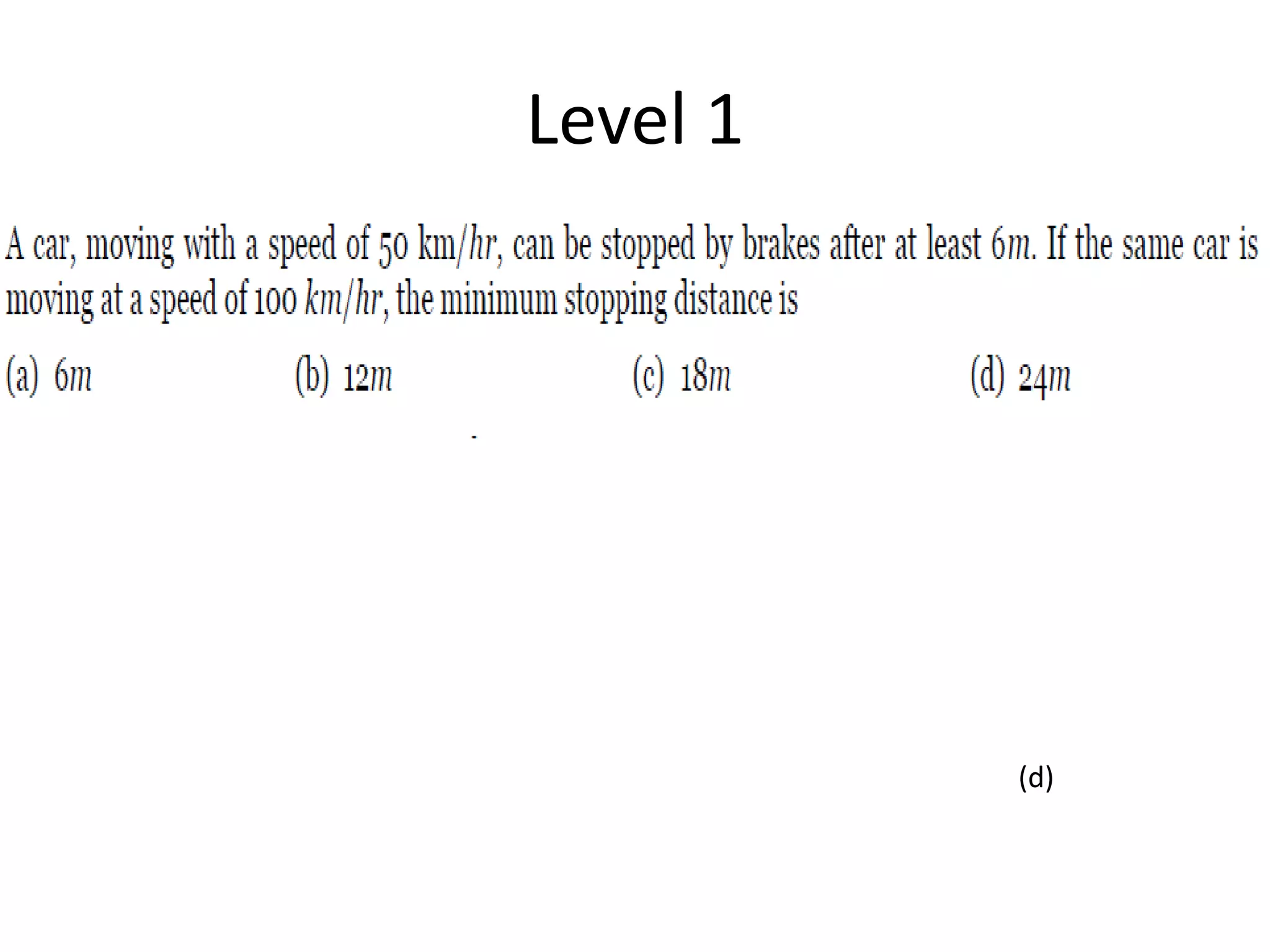 Kinematics questions | PPTX | Physics | Science
