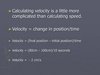 KINEMATICS_Speed_Velocity_Acceleration.ppt