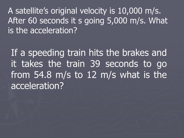 KINEMATICS_Speed_Velocity_Acceleration.ppt