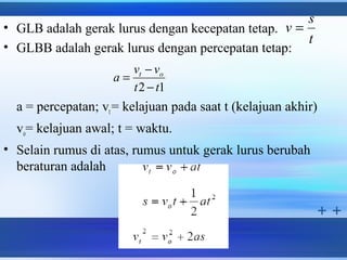 Kinematika Fisika | PPT
