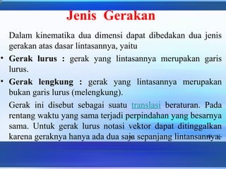 Kinematika Fisika | PPT