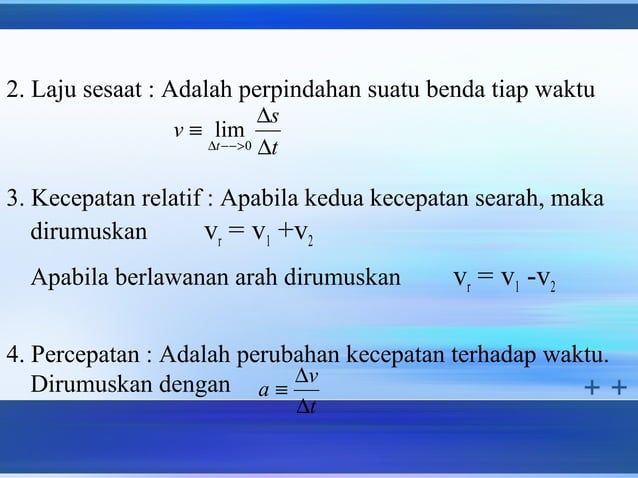 Kinematika Fisika | PPT