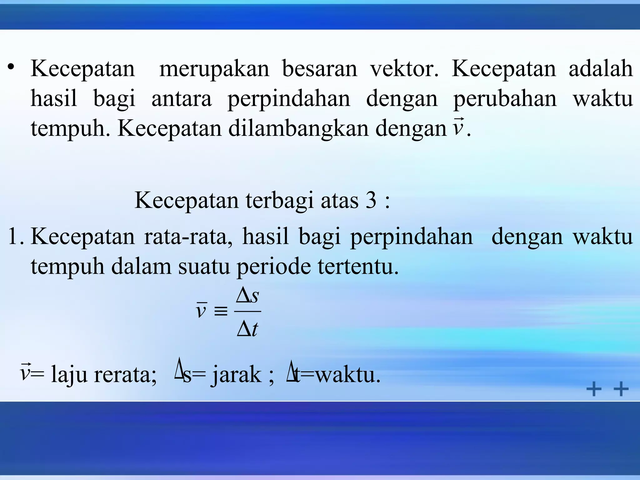 Kinematika Fisika dasar | PPT