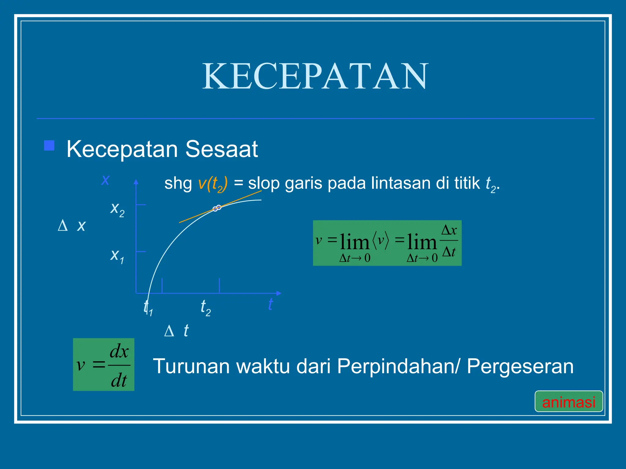 KINEMATIKA Studi Gerak Benda tanpa meninjau penyebab | PPT