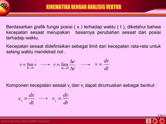 Kinematika Gerak Lurus | PPT