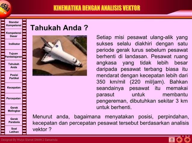 Kinematika Gerak Lurus | PPT