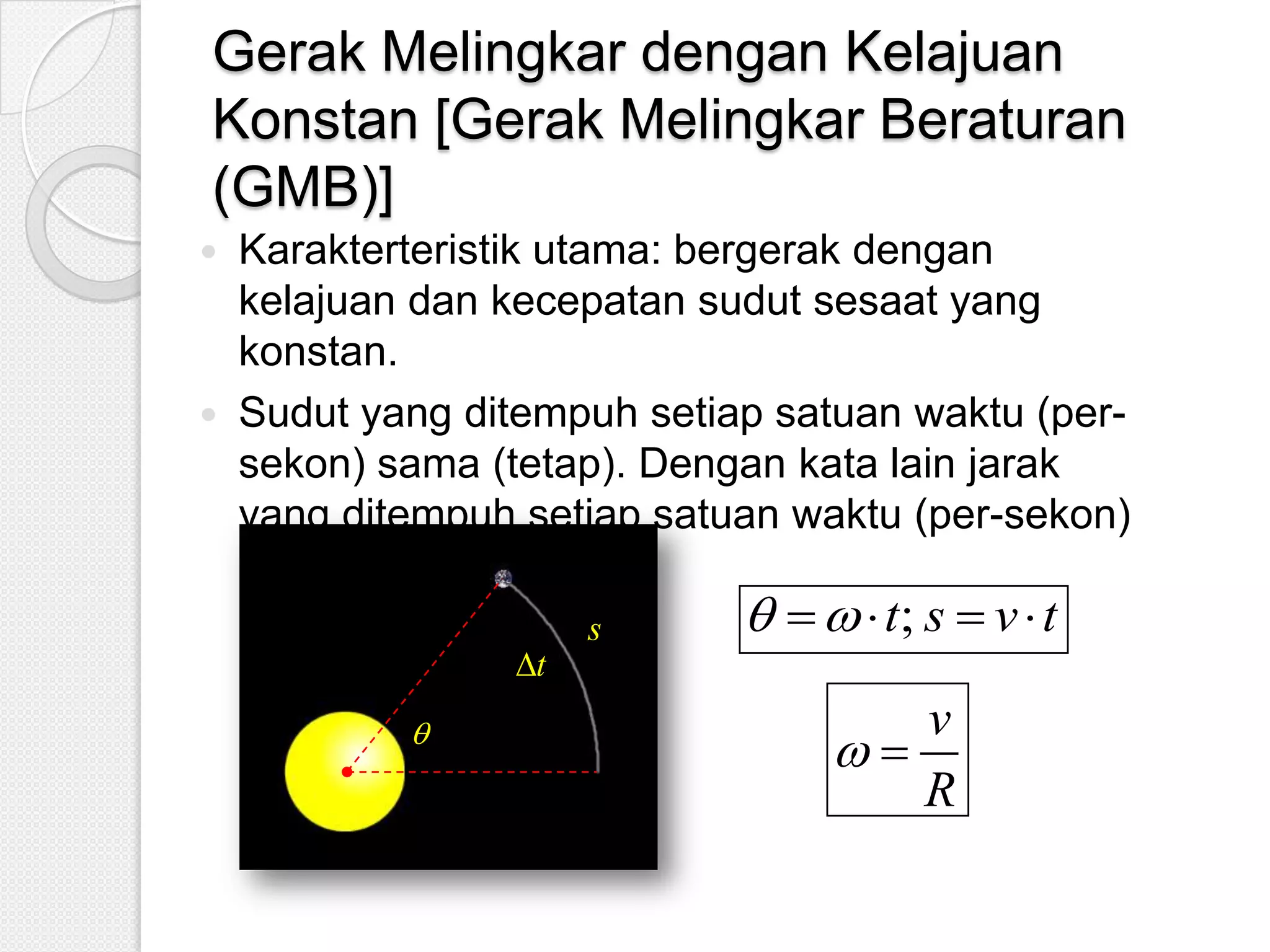 Kinematika Gerak Lurus dan Melingkar | PPTX