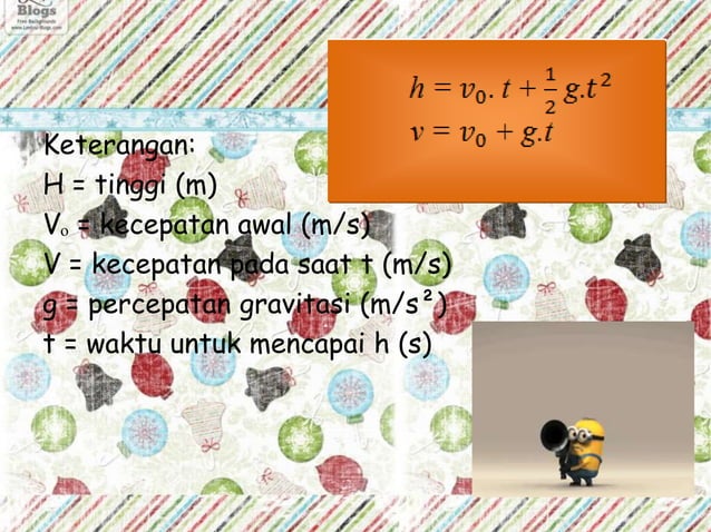 Kinematika gerak lurus | PPTX