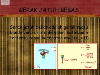 Kinematika gerak lurus | PPTX
