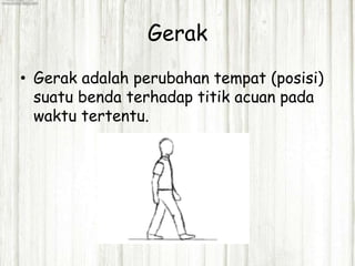 Kinematika gerak lurus | PPTX