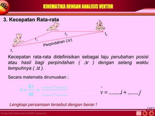 Kinematika vektor xi | PPT