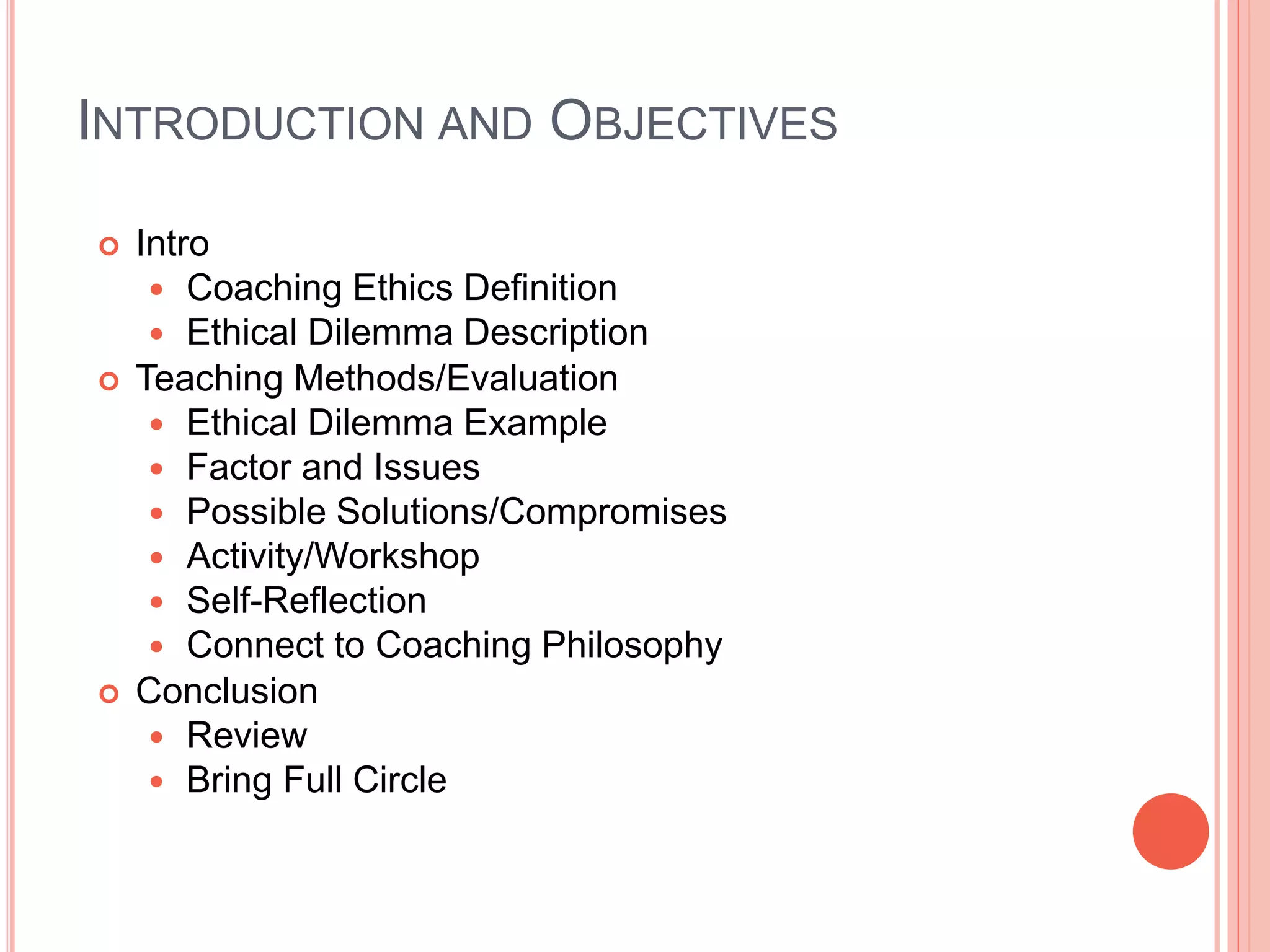 Kines 494 coaching ethics presentation | PPTX