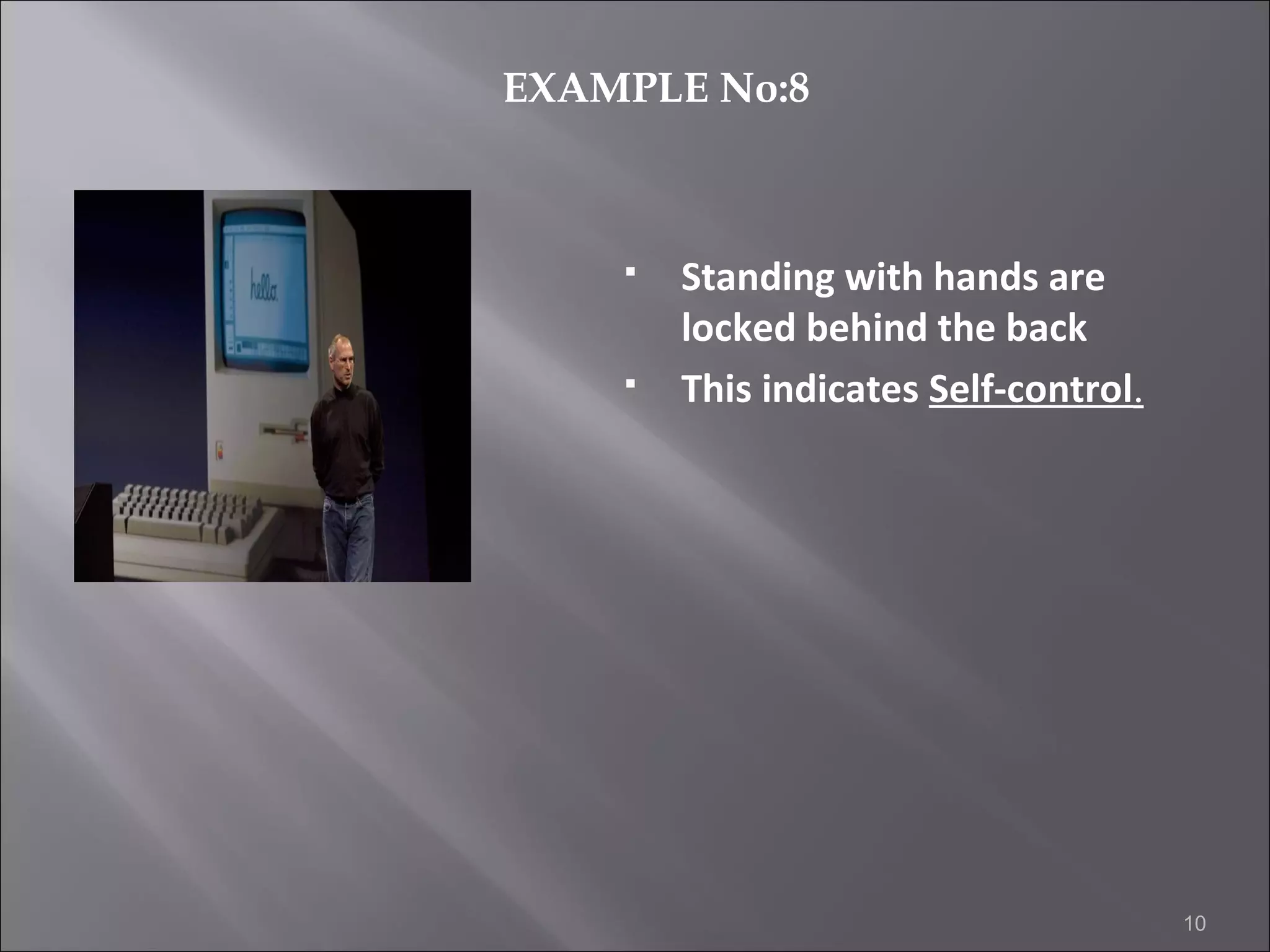 Examples of Kinesics | PPT