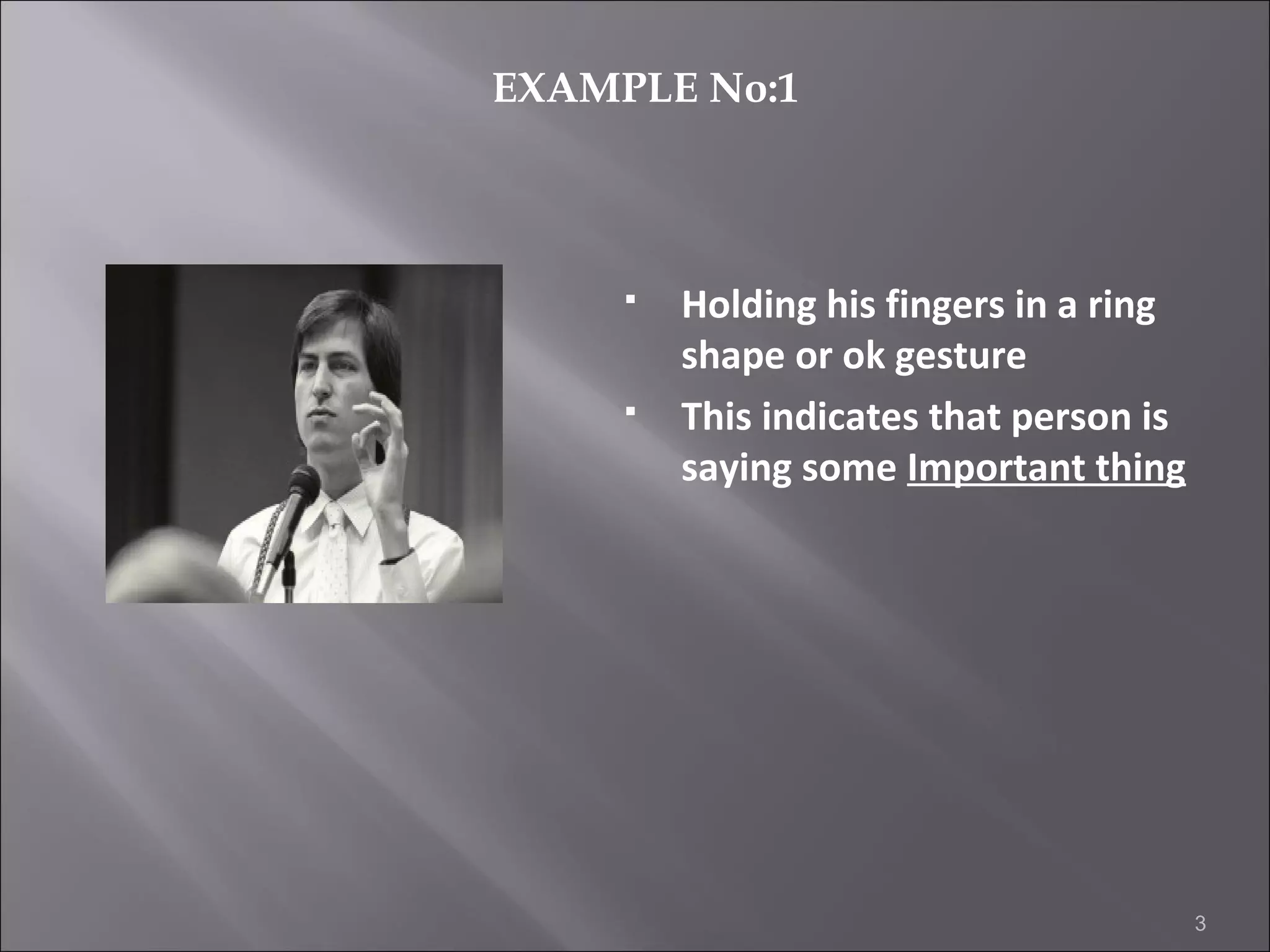 Examples of Kinesics | PPT