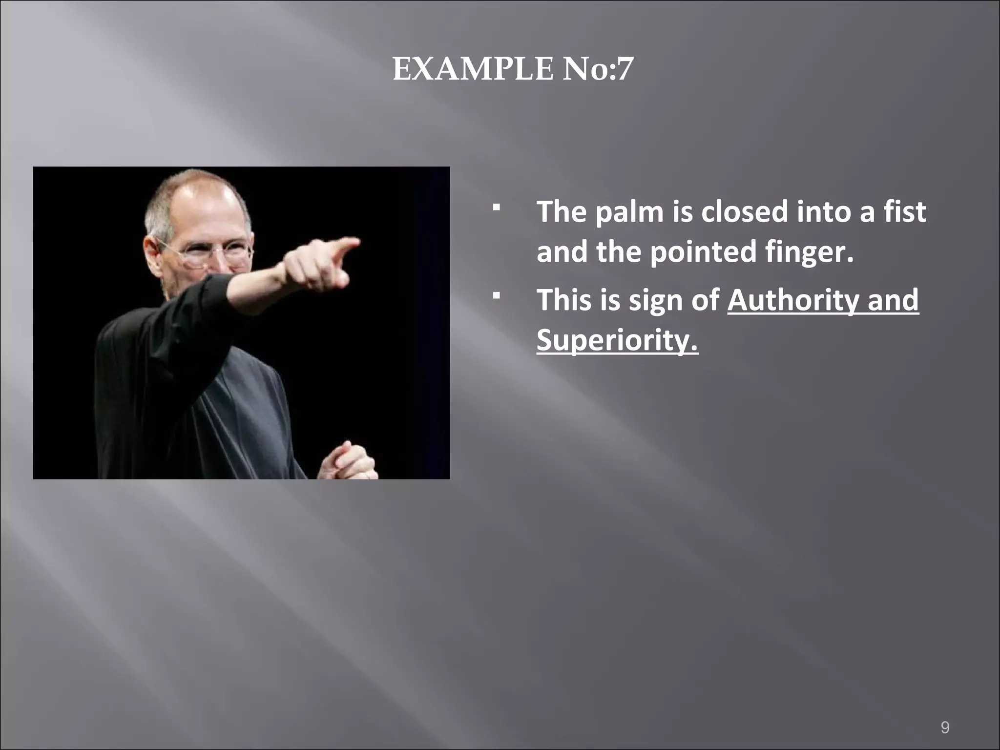 Examples of Kinesics | PPT