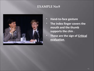 Examples of Kinesics | PPT