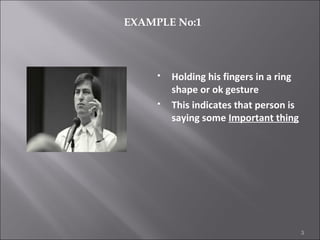 Examples of Kinesics | PPT