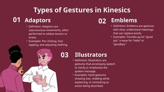 Kinesics.pptx non verbal communication presentation | PPT
