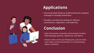 Kinesics.pptx non verbal communication presentation | PPT