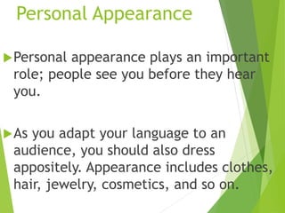 Kinesics (2) (Communication Skills) | PPTX