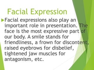 Kinesics (2) (Communication Skills) | PPTX