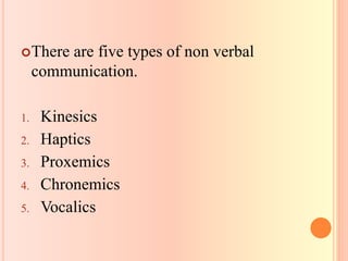 Kinesics (study of body language) | PPTX