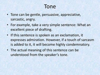 Kinesics and para linguistics | PPTX