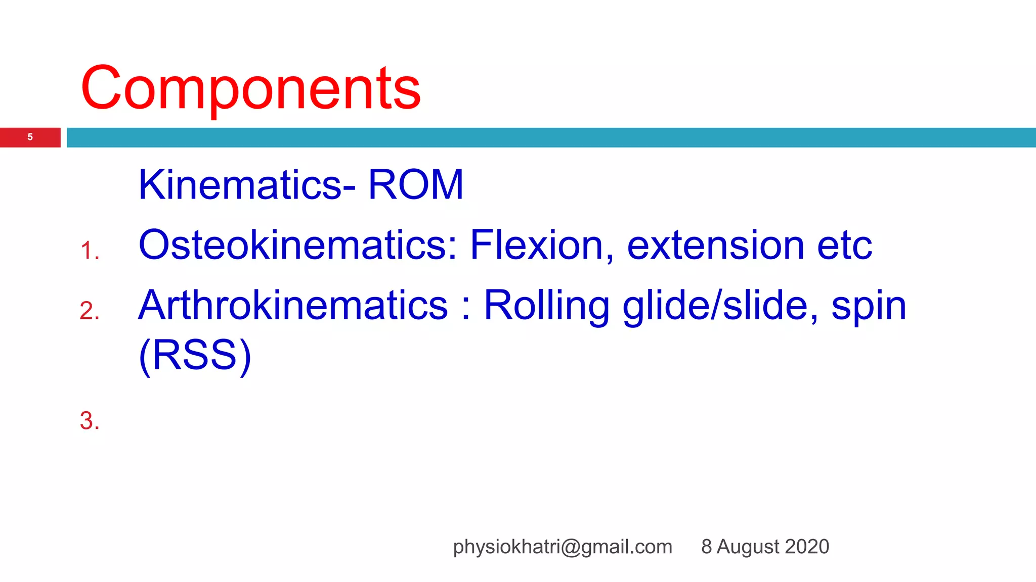 Kinesiology basics | PPTX