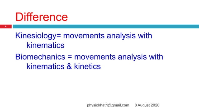 Kinesiology basics | PPTX
