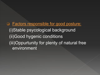 Kinesiology Postures and its types | PPTX