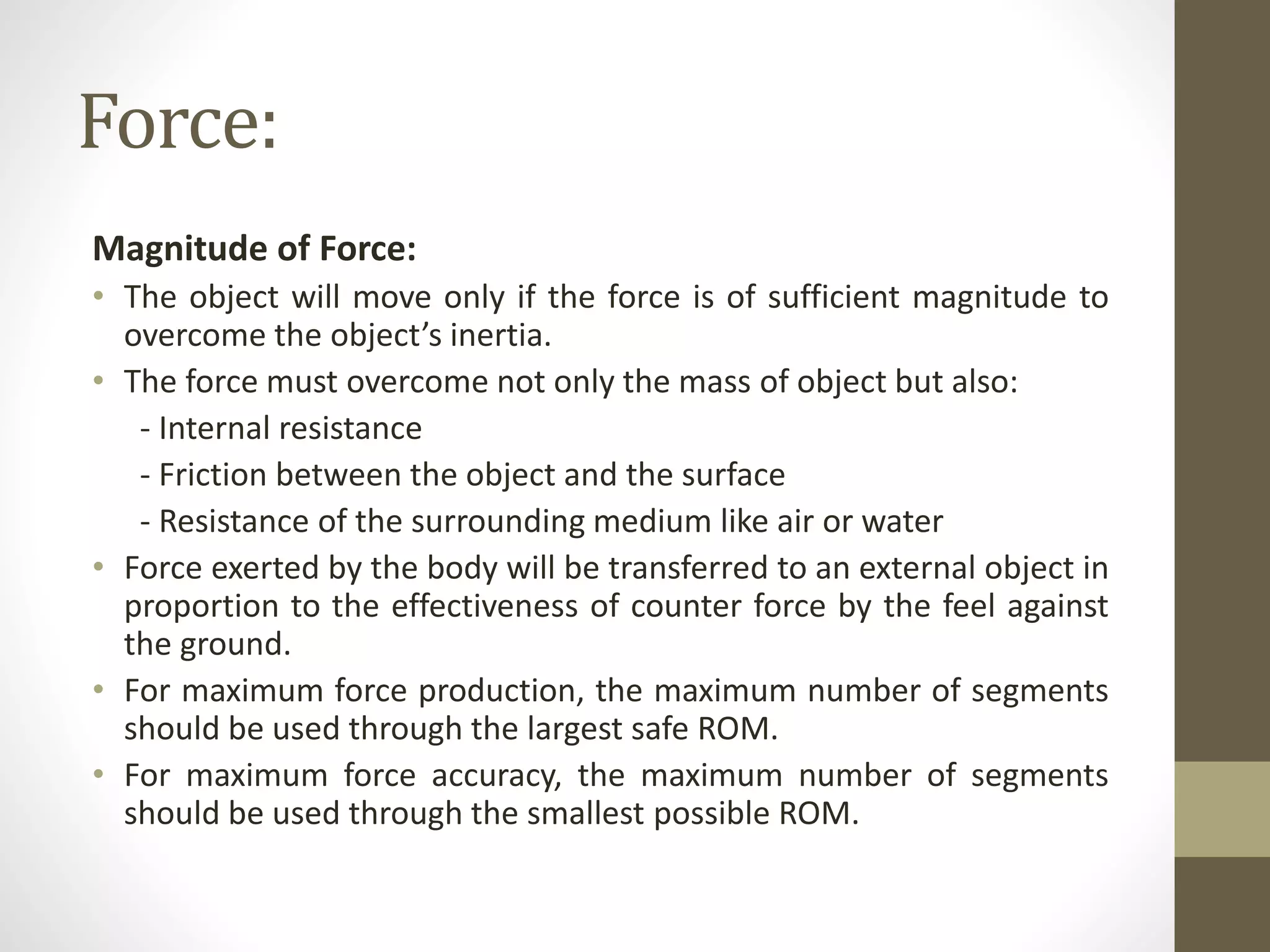 Kinesiology push and pull | PPTX