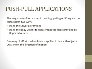 Kinesiology push and pull | PPTX