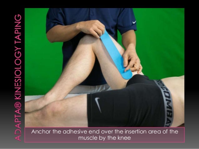 Kinesiology Taping of the Adductor Muscles