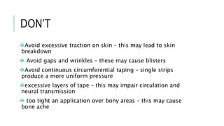 Kinesio taping | PPTX