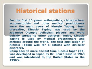 Kinesio taping as a new technique in physiotherapy | PPTX