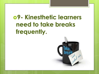 Kinesthetic learning type | PPT