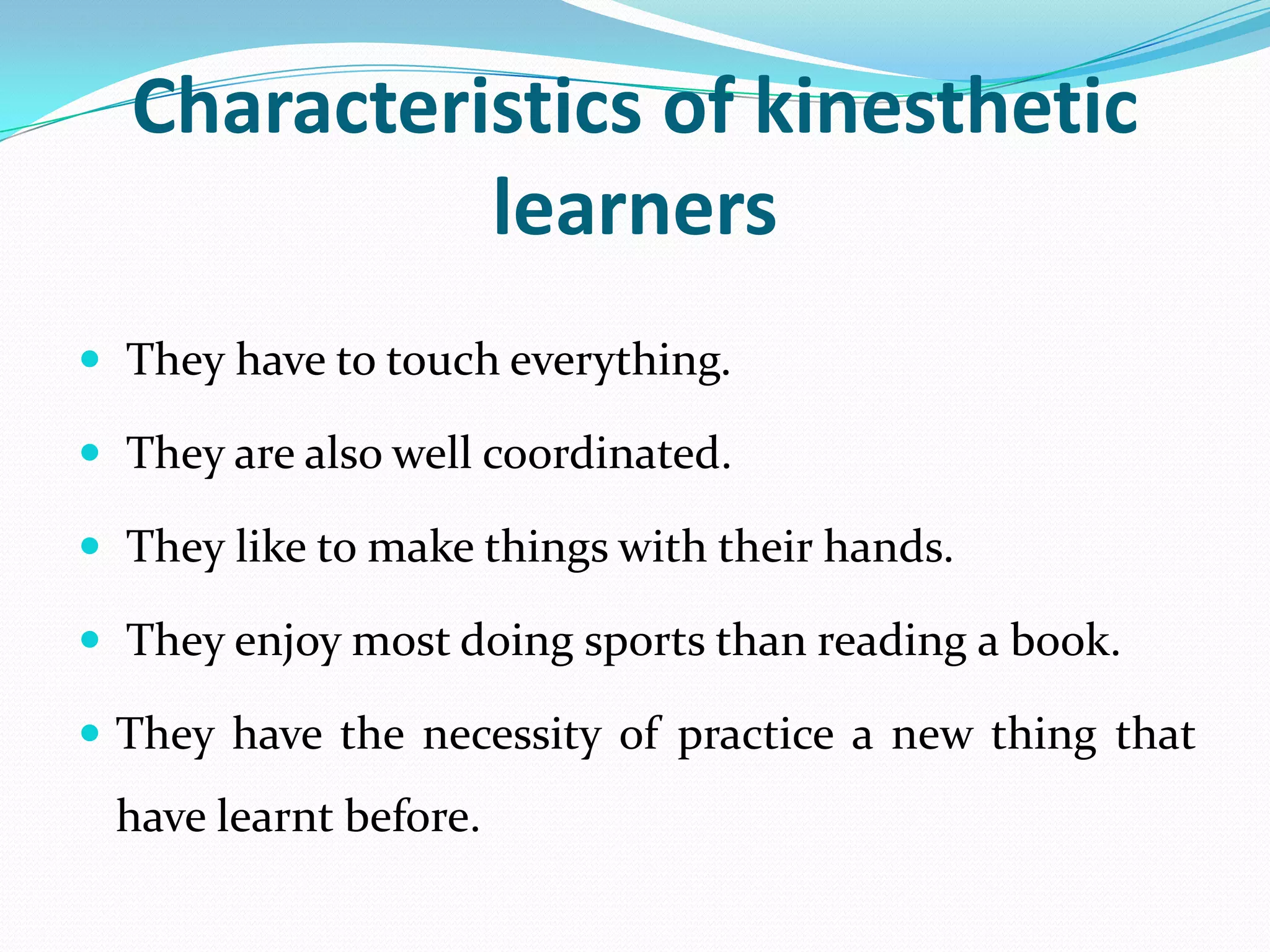 Kinesthetic power point | PPTX