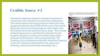 Kinesthetic Teaching and Learning | PPTX