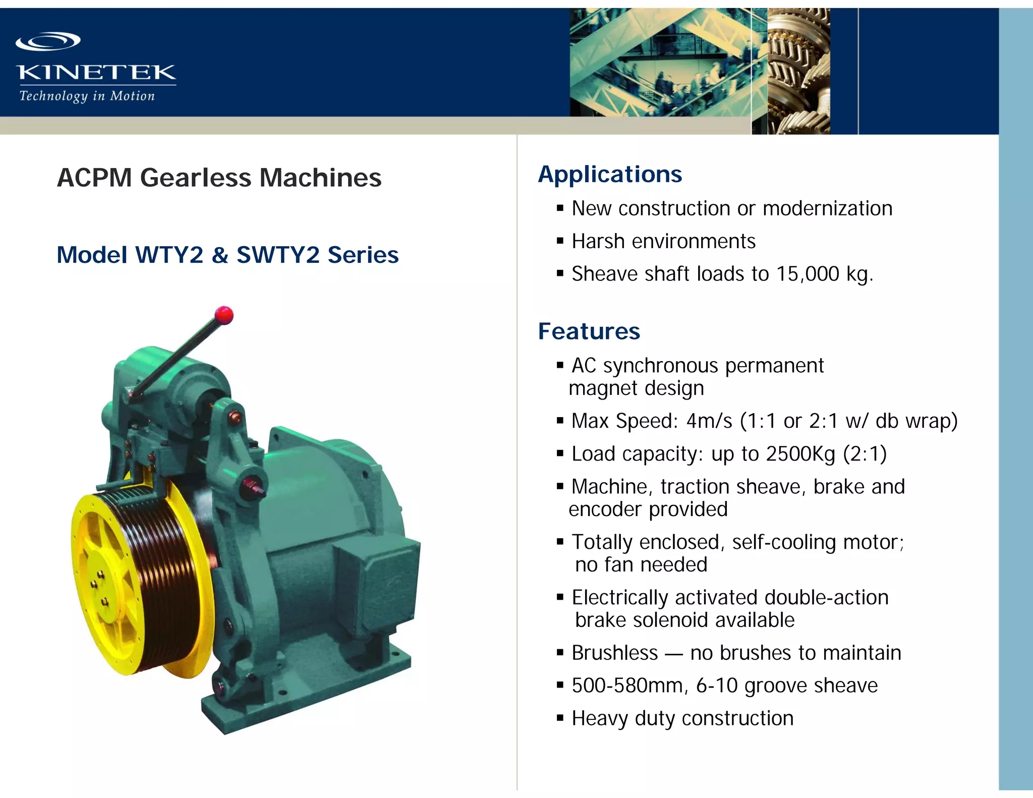 Kinetek Elevator & Escalator Solutions | PDF