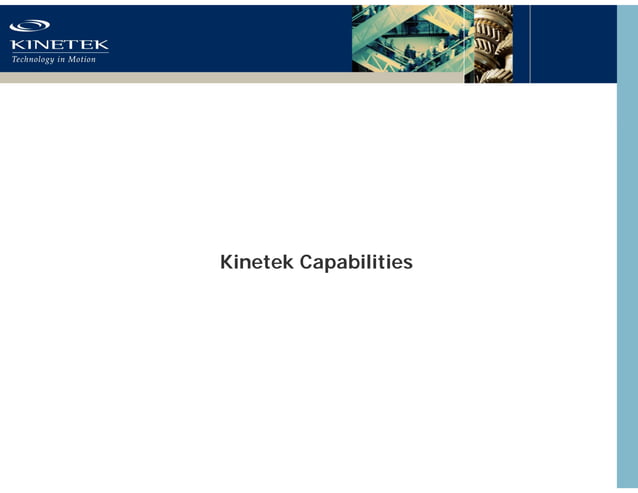 Kinetek Elevator & Escalator Solutions | PPT
