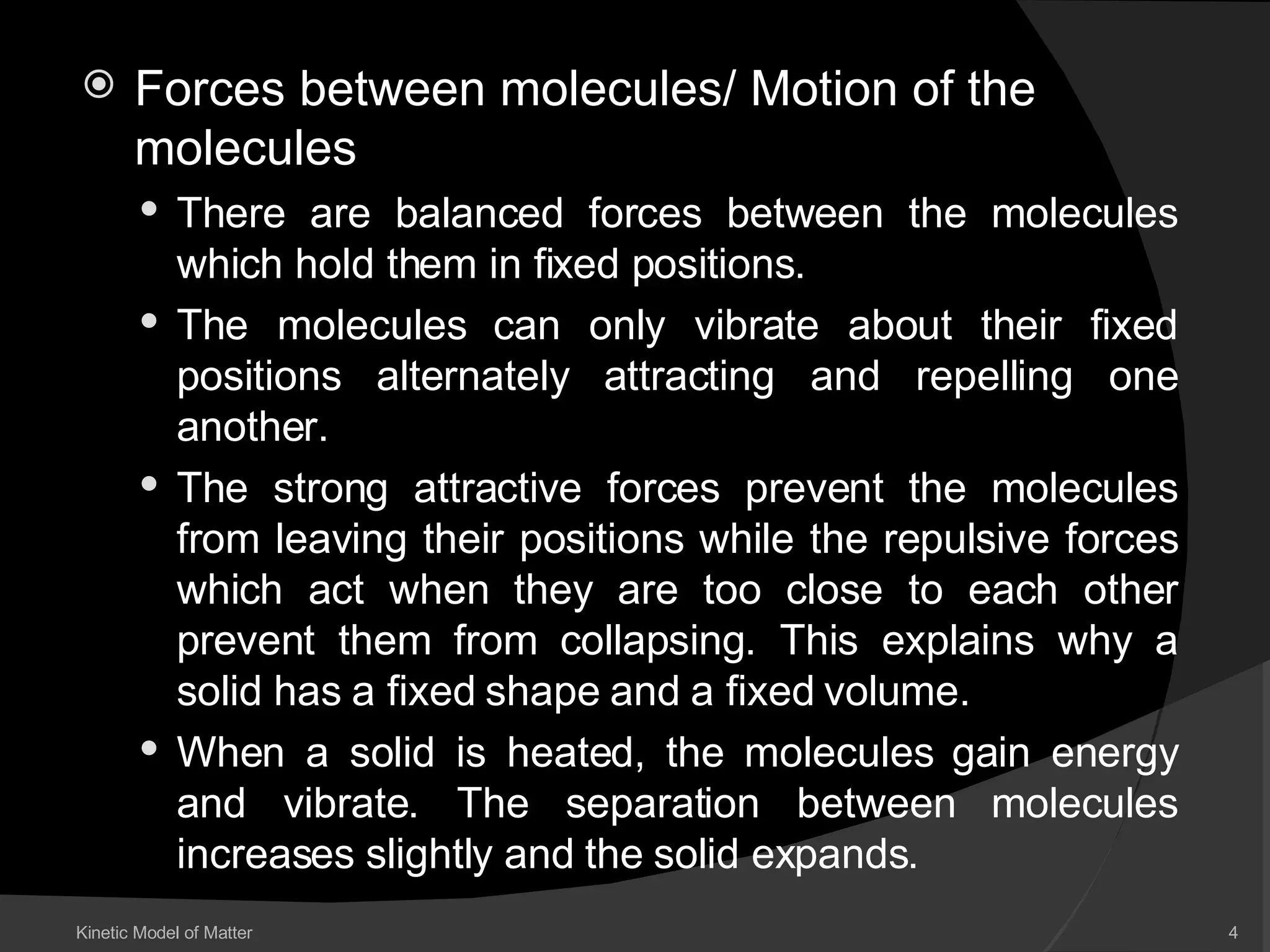 Kinetic Model Of Matter | PPT