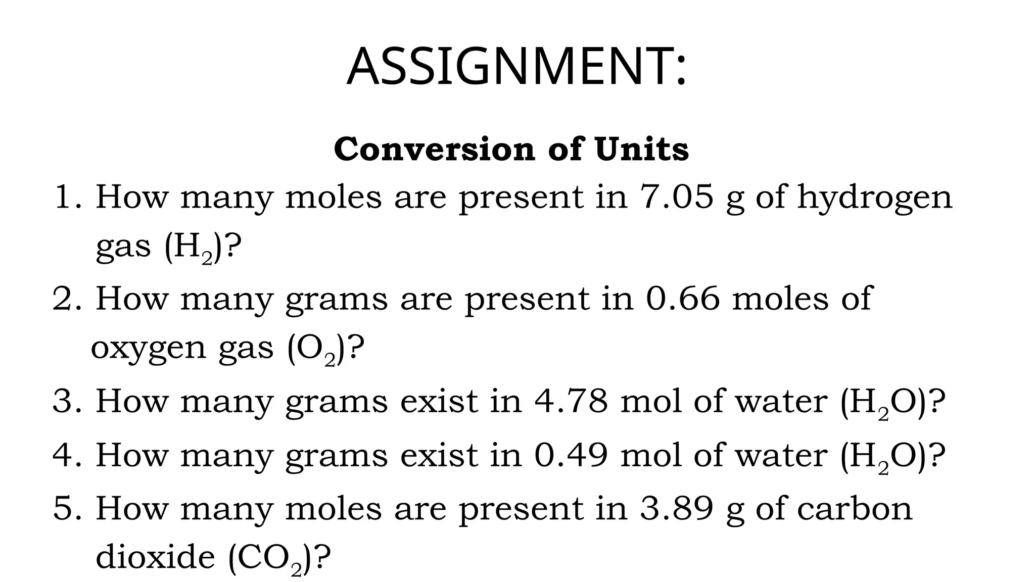 Kinetic-Molecular-Theory-of-Gas_Assignment.pptx | Chemistry | Science