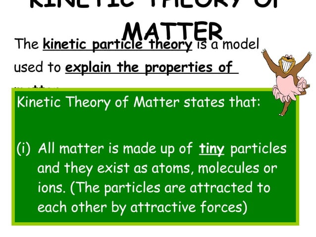 Kinetic Particle Theory (Slg Introduction) | PPT | Chemistry | Science