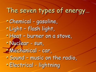Kinetic and potential energy | PPT
