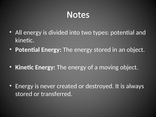 kinetic and potential energy- PowerPoint | PPT