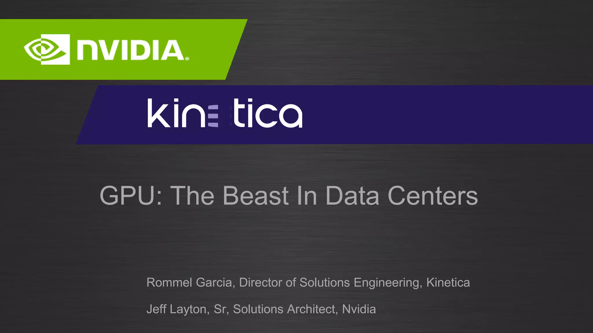 GPU 101: The Beast In Data Centers | PPTX