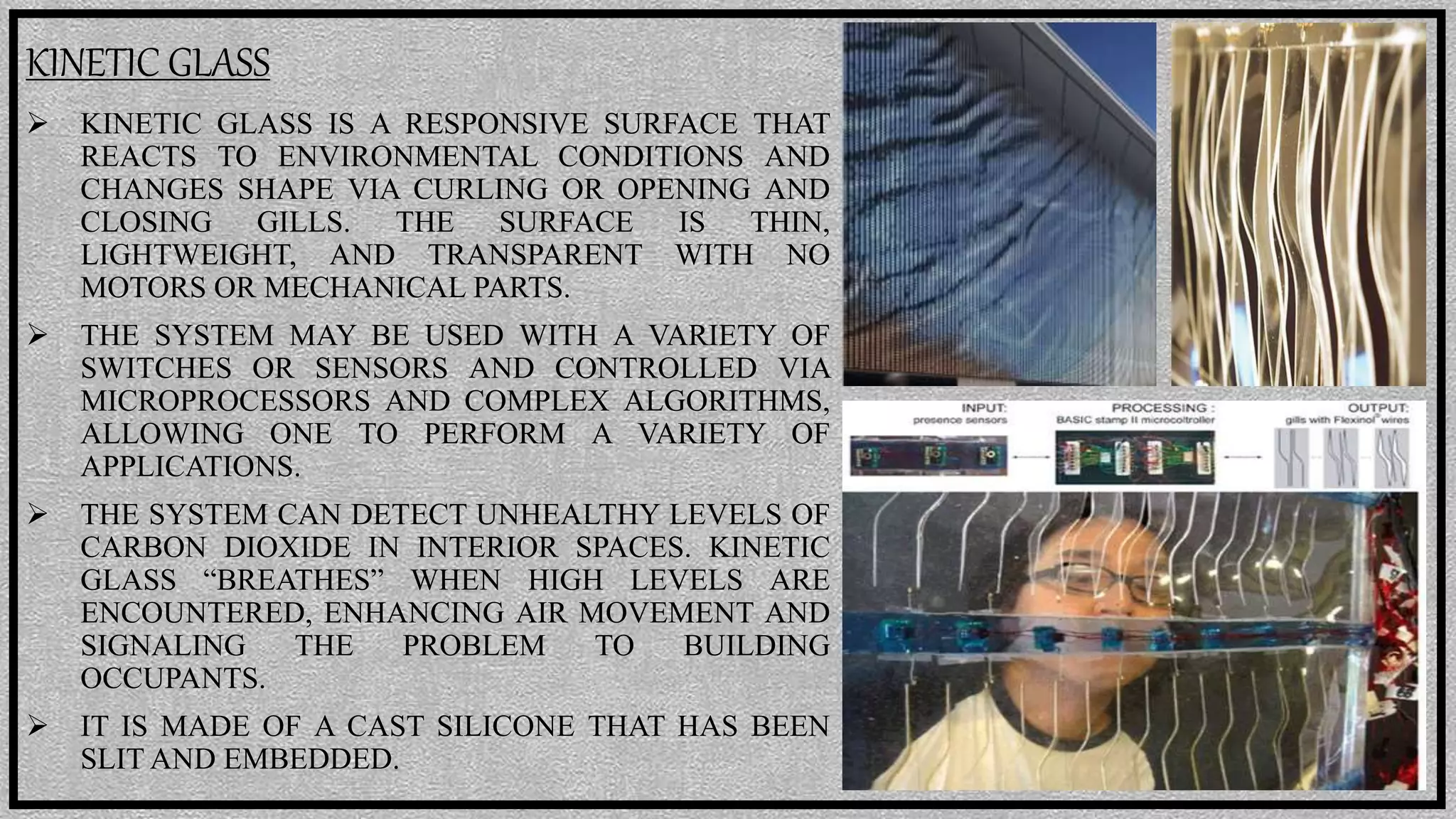 Kinetic architecture building elements | PPTX