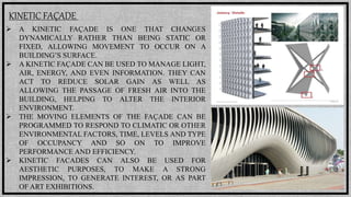 Kinetic architecture building elements | PPTX